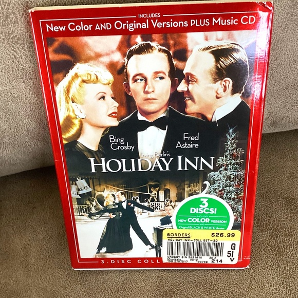 Borders | Holiday | Bing Crosby Holiday Inn Dvd Cd Box Set Like New ...